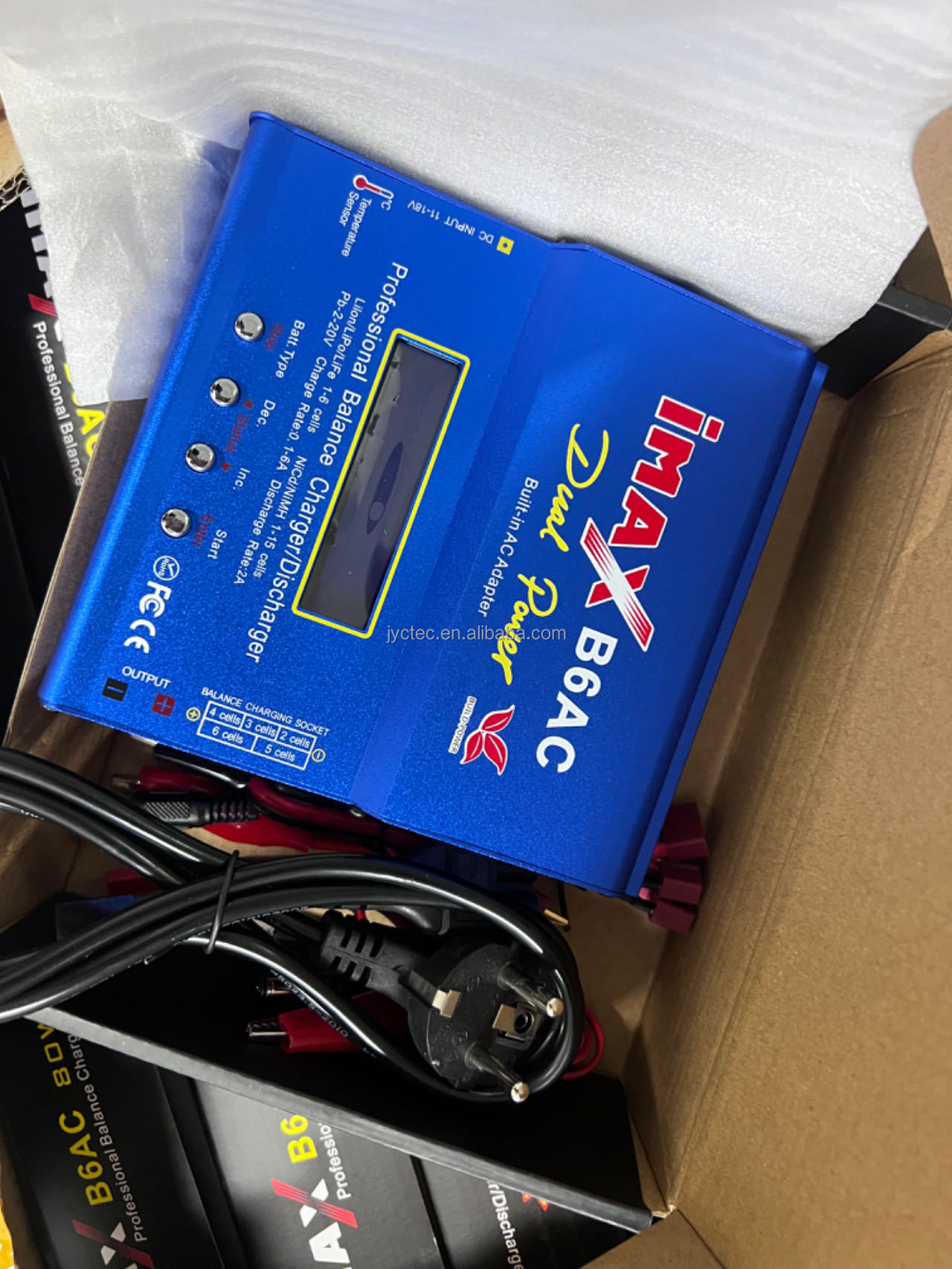 In stock 80W B6AC Lipo NiMH 3S RC AC/DC Dual Power Professional Battery ...