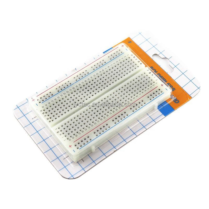 400 Holes Splicing Solderless Breadboard Solderless Test Circuit Board ...