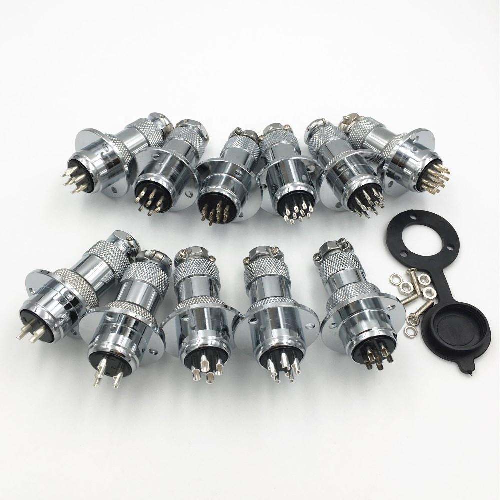 Male Female Metal Aviation Connector GX12 GX14 GX16 GX20 GX25 ...