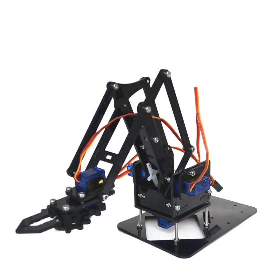 Black DIY Acrylic Manipulator Robot / Manipulator Robot Arm - Shenzhen ...