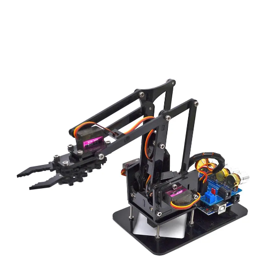 Black DIY Acrylic Manipulator Robot / Manipulator Robot Arm - Shenzhen ...